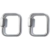 Amazon.com: US STAINLESS 2 Pieces Stainless Steel 316 Square Quick Link ...