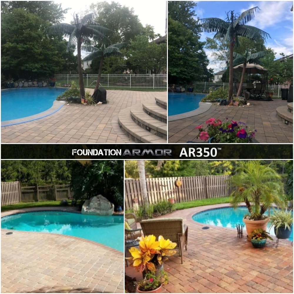 Mua Armor AR350 Low Gloss Wet Look Concrete Sealer 5 Gallon - Professional Grade Color Enhancing ...