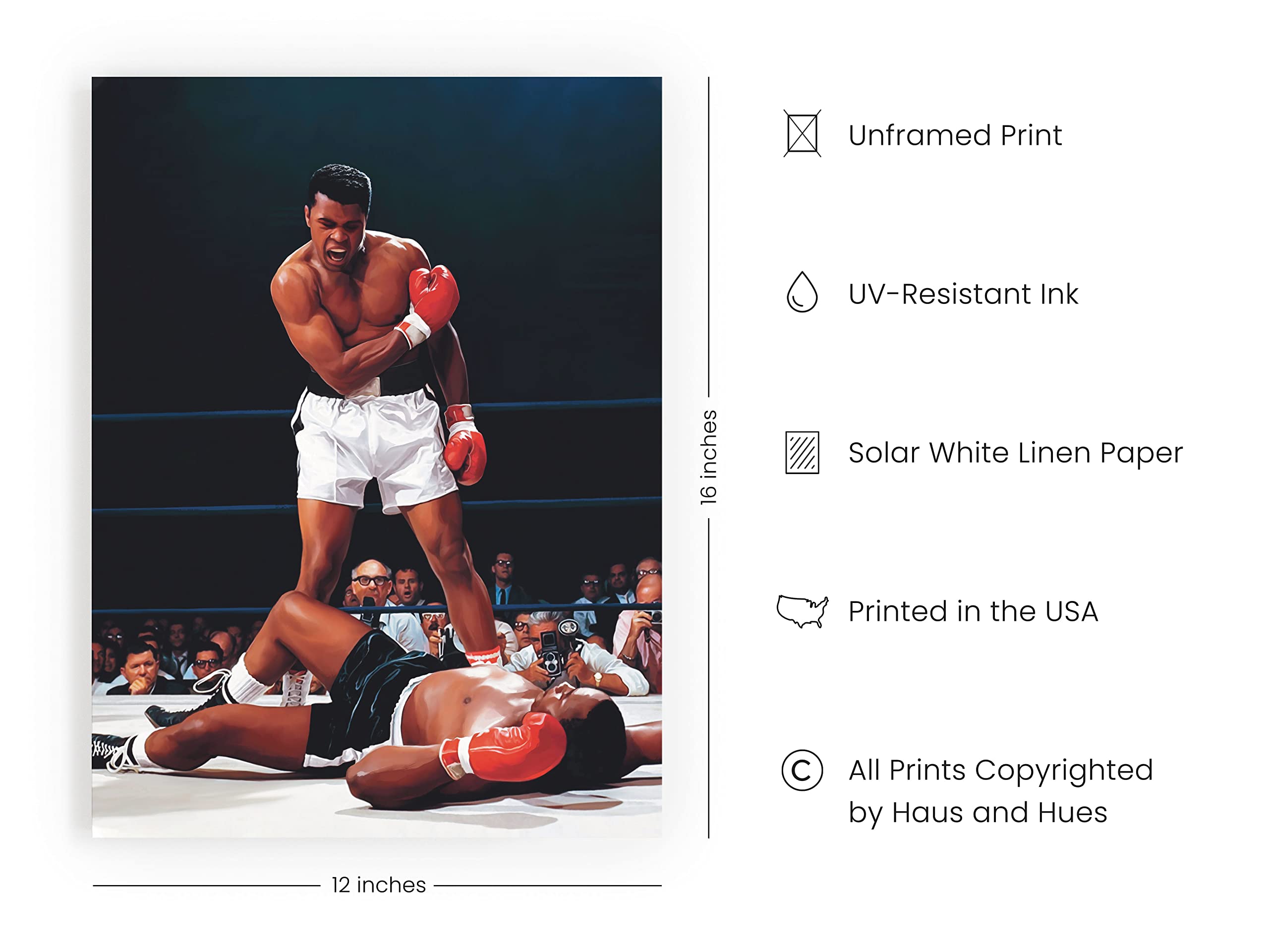 Mua HAUS AND HUES Muhammad Ali Posters - Muhammad Ali Wall Art for Men ...