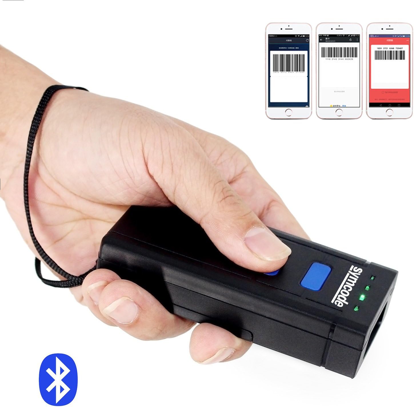 symcode - Escáner de códigos de Barras con Bluetooth, inalámbrico, USB ...