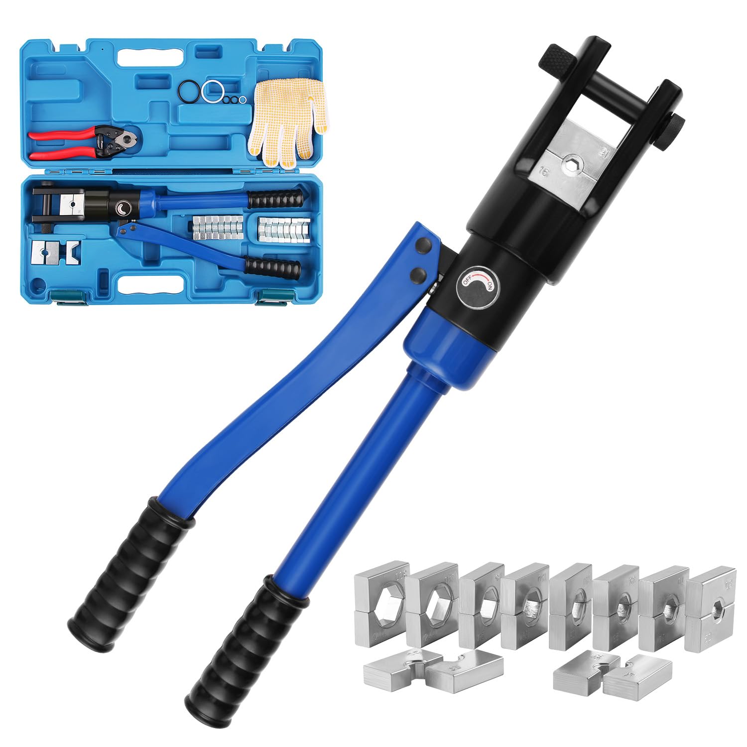 Mua Lichamp LICHAMP 19 Packs Hydraulic Cable Lug Tool with durable case ...