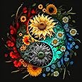 Amazon.com: JAKI Sunflower Diamond Painting Kits for Adults- Flowers ...