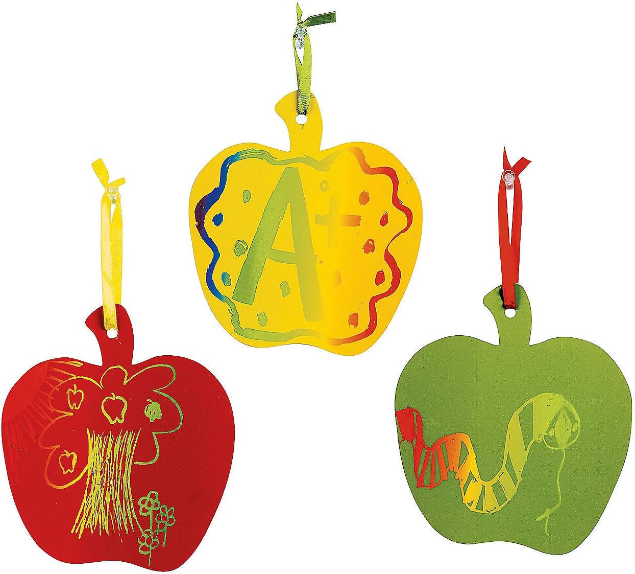 Amazon.com: Fun Express Magic Color Scratch Apples - 24 Pieces ...