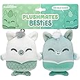 Amazon.com: TeeTurtle Plushmates Besties Keychain Set - Myths and ...
