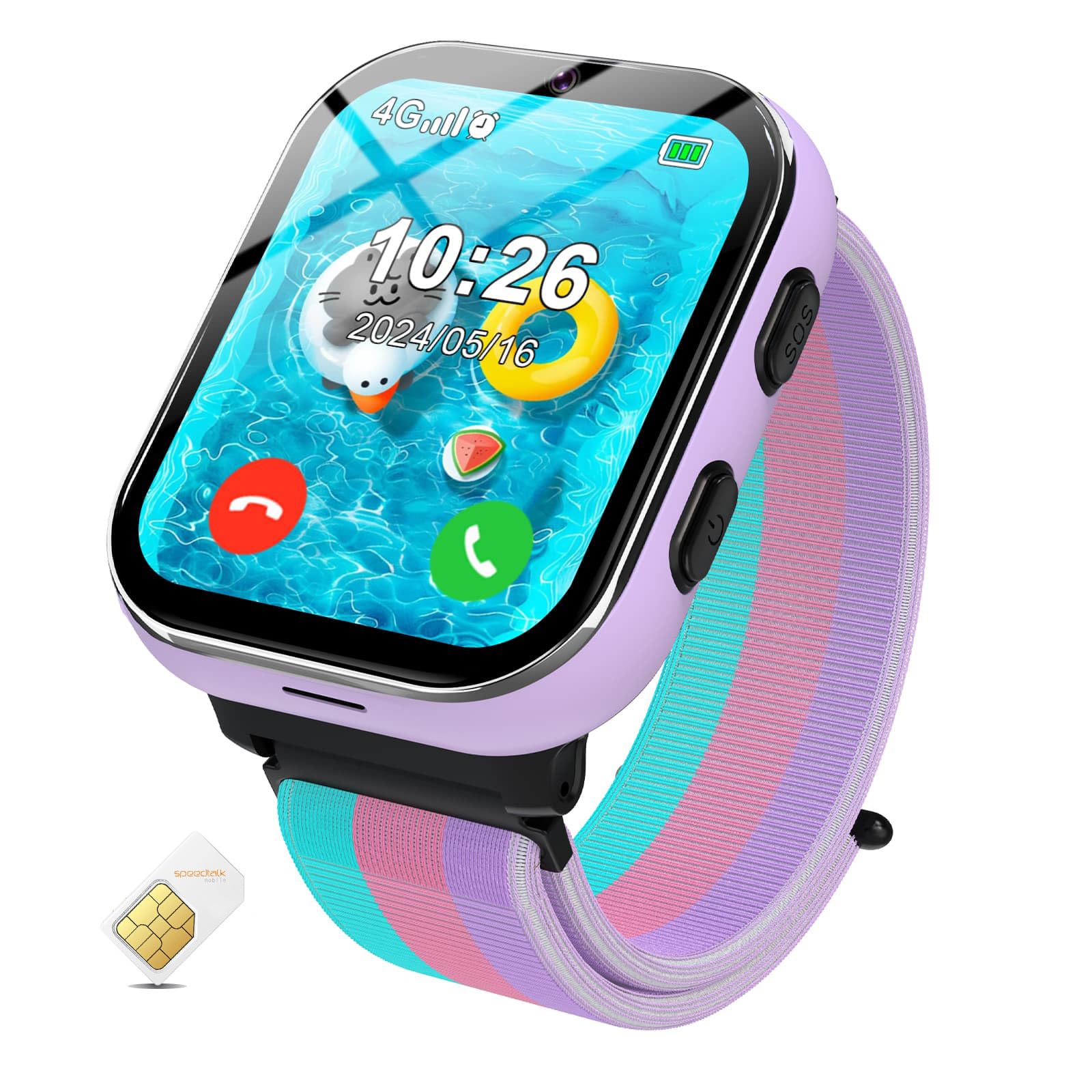 Missing charger AYATAHA Smart Watch for Kids, 4G Kids Smartwatch Phone ...