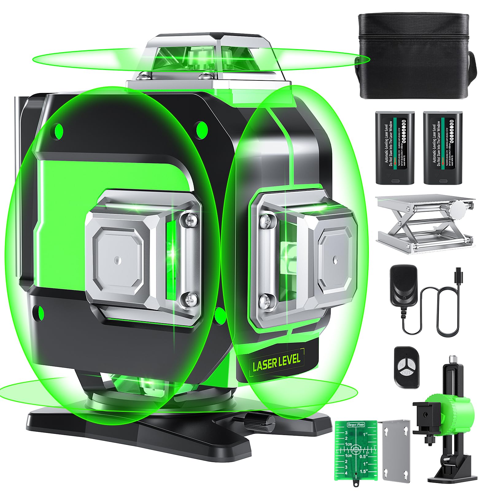Mua Laser Level, 4x360° Self Leveling Green Cross Line Laser for ...