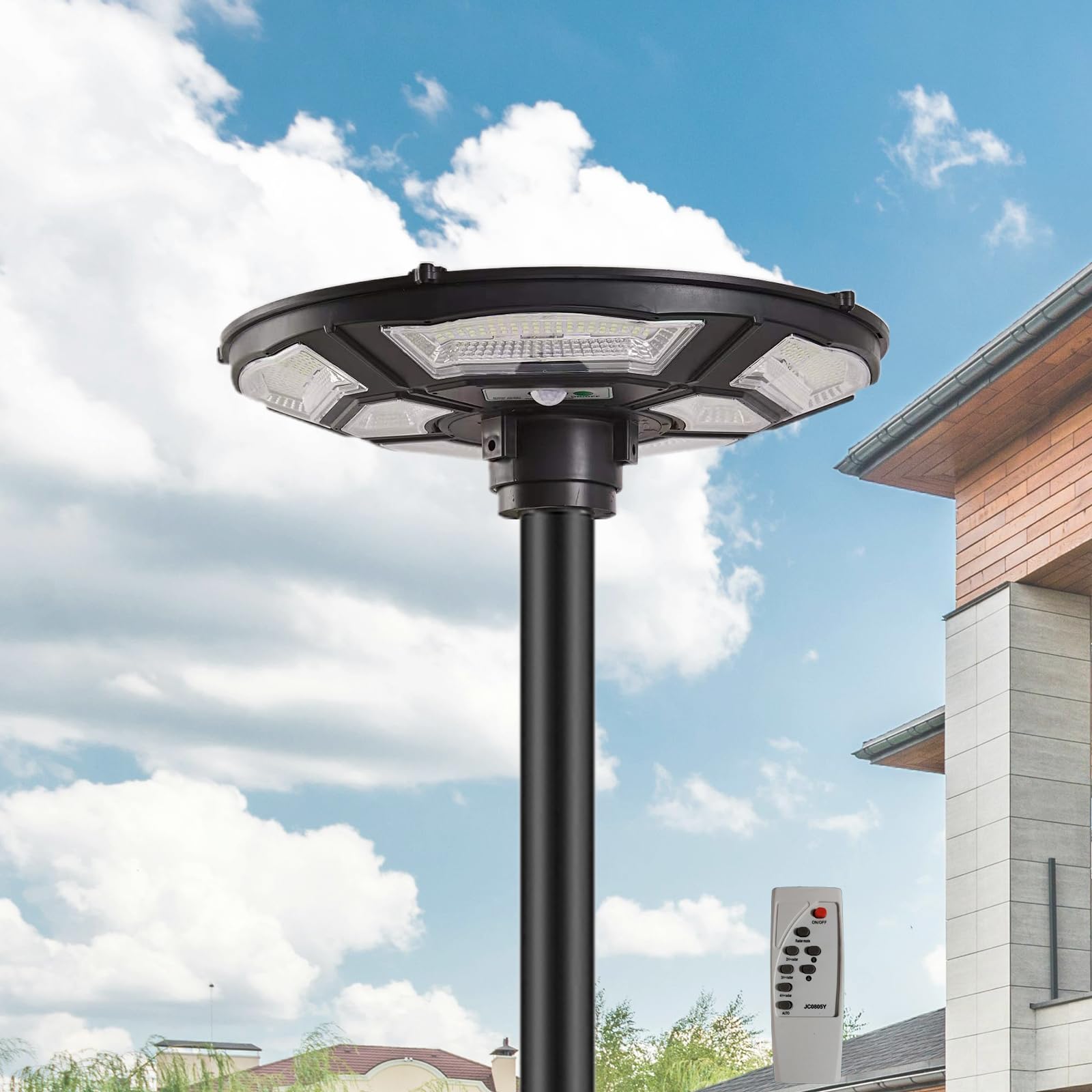 Locontifni 4000W Outdoor Street Light Head, Solar Powered, IP65 ...