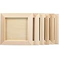 Amazon.com: 6Pcs DIY Wooden Picture Frames, 4. 7x4. 7 inch Unfinished ...