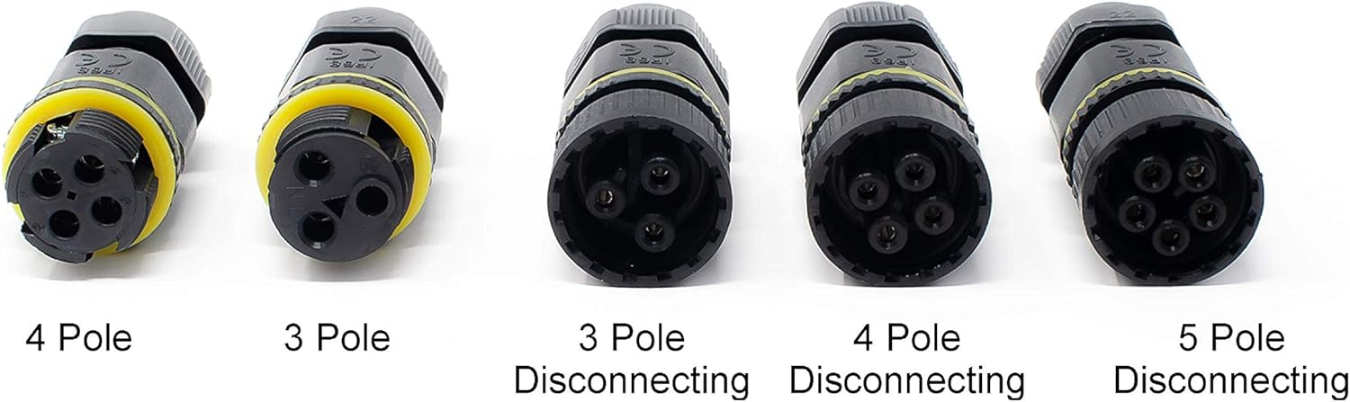 Waterproof Outdoor Cable Connector IP68 Junction Box External Inline 2 ...