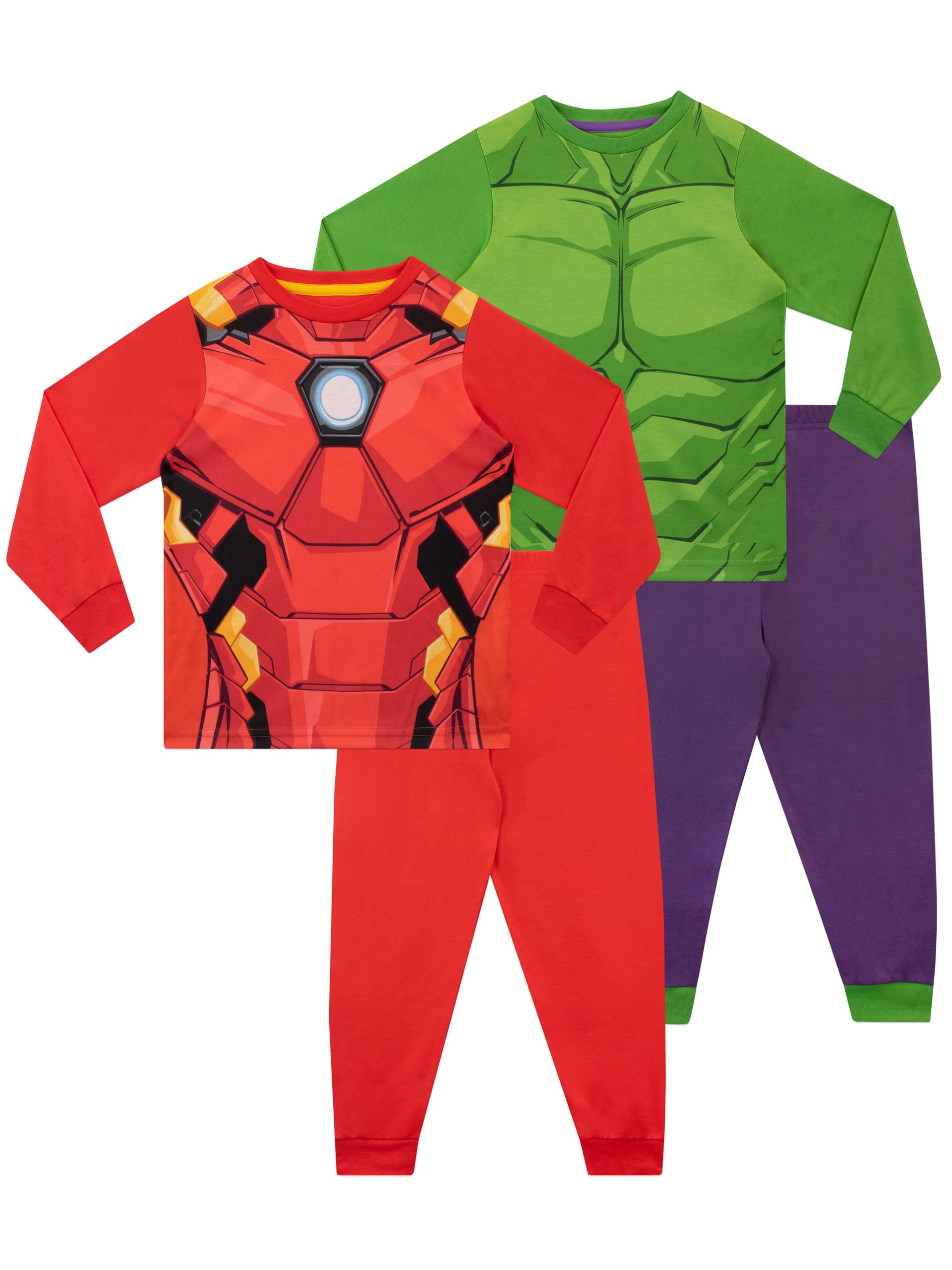 Marvel Pajamas | Hulk and Iron Man Boys' Pajama Sets | Avengers Pjs for ...