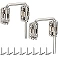 Amazon.com: 2 Pcs Patio Sliding Door Loop Lock Latch 2 in. Safe Secure U Bolt Door Lock for ...