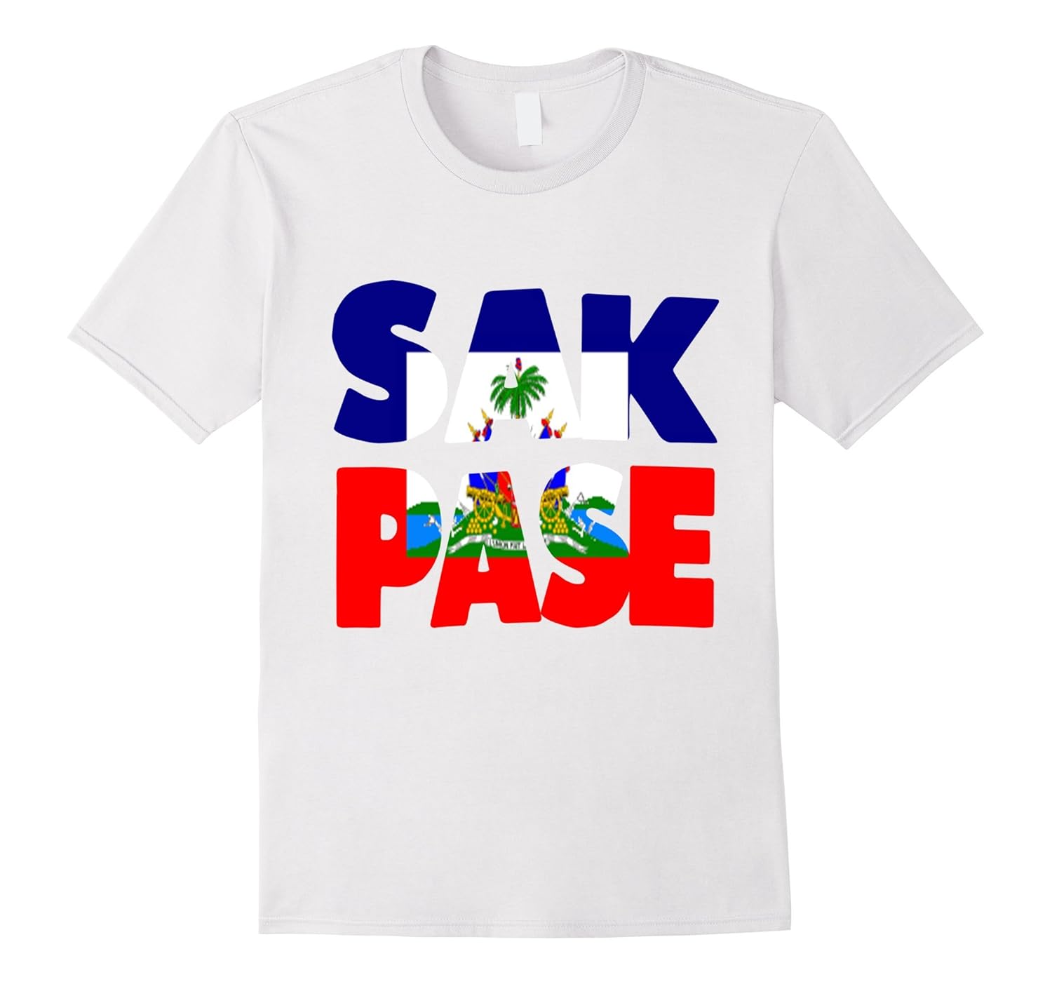 Sak Pase T-Shirt Haitian Pride Shirt – Haitian Flag Tee-RT – Rateeshirt