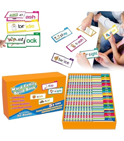 Interactive Reading Tools For Kids Read And Rhyme Flip Books - 30 Word ...
