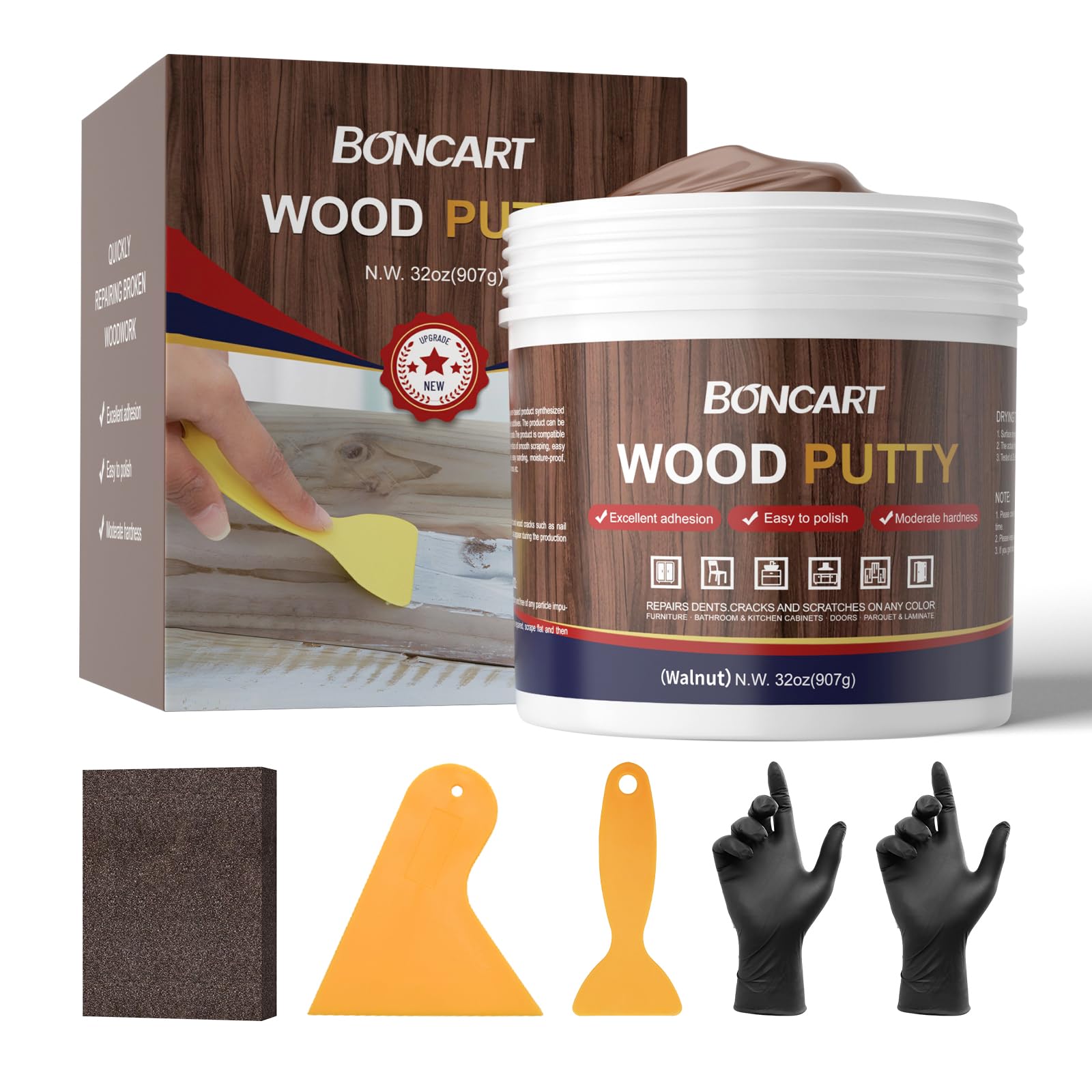 32oz Wood Filler,Wood Filler Putty,Walnut Wood Filler,Wood Filler ...