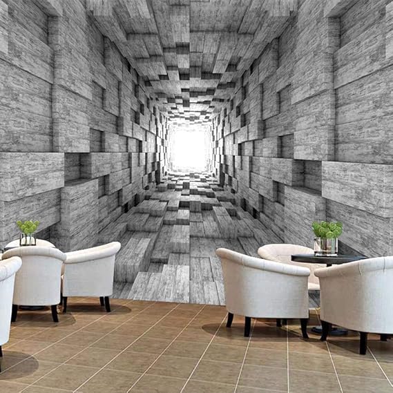 Custom 4D Mural Wallpaper,Creative Large Size Art Print Modern Extended ...