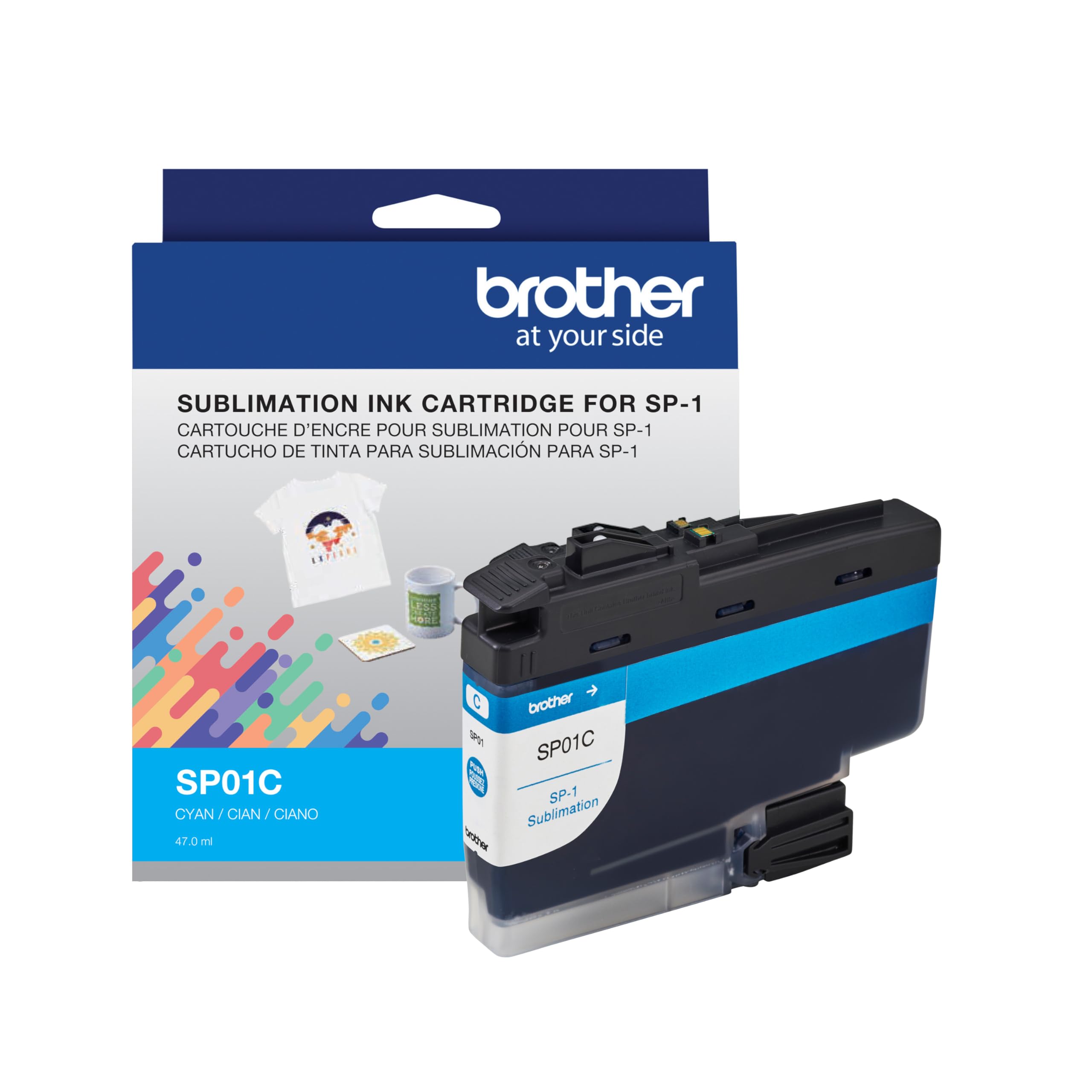 Brother Genuine Sublimation Ink Cartridge Cyan (SP01CS), 48 ML for sale ...