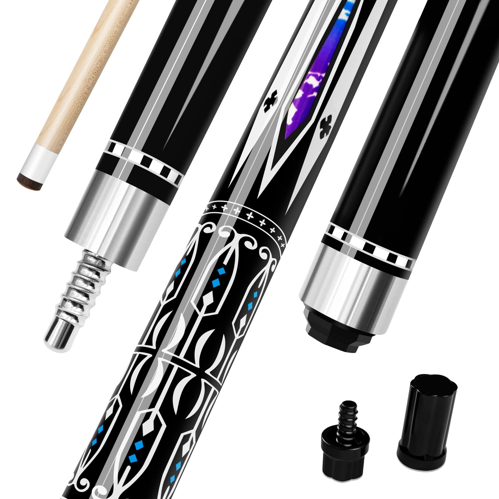 Mua Pool Cue Stick Billiard Sticks: 58 Inch Pool Stick with 13mm Tip ...