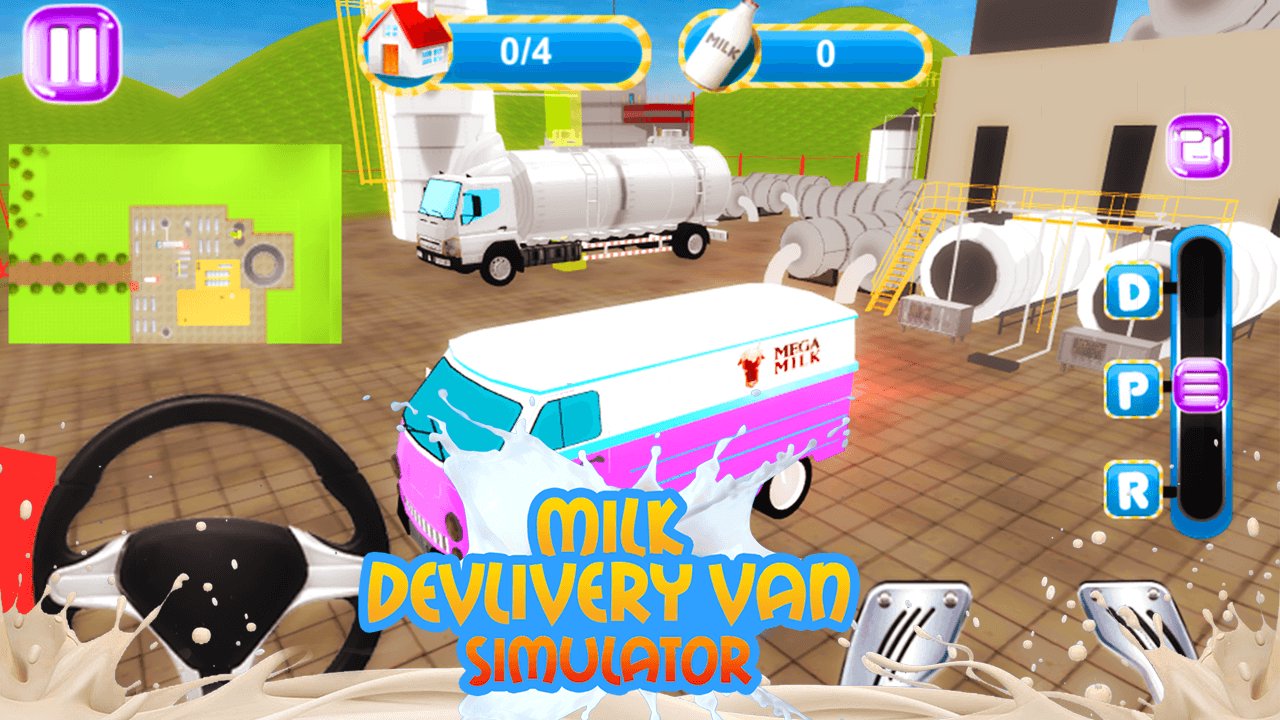 Milk Delivery Driver Simulator 3D: Delivery Tycoon Food Transporter in ...