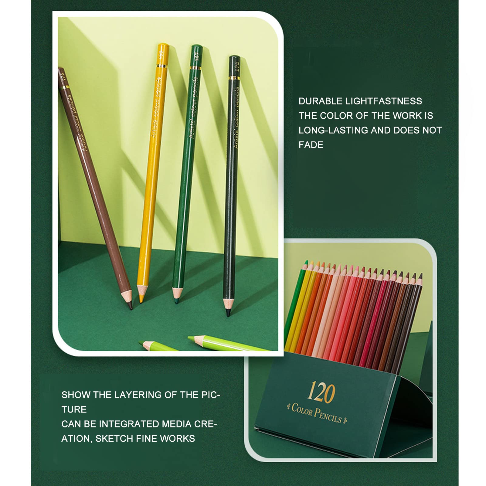 Mua RTLR Colored Pencils, 120pc Fade Resistant Colored Pencils ...