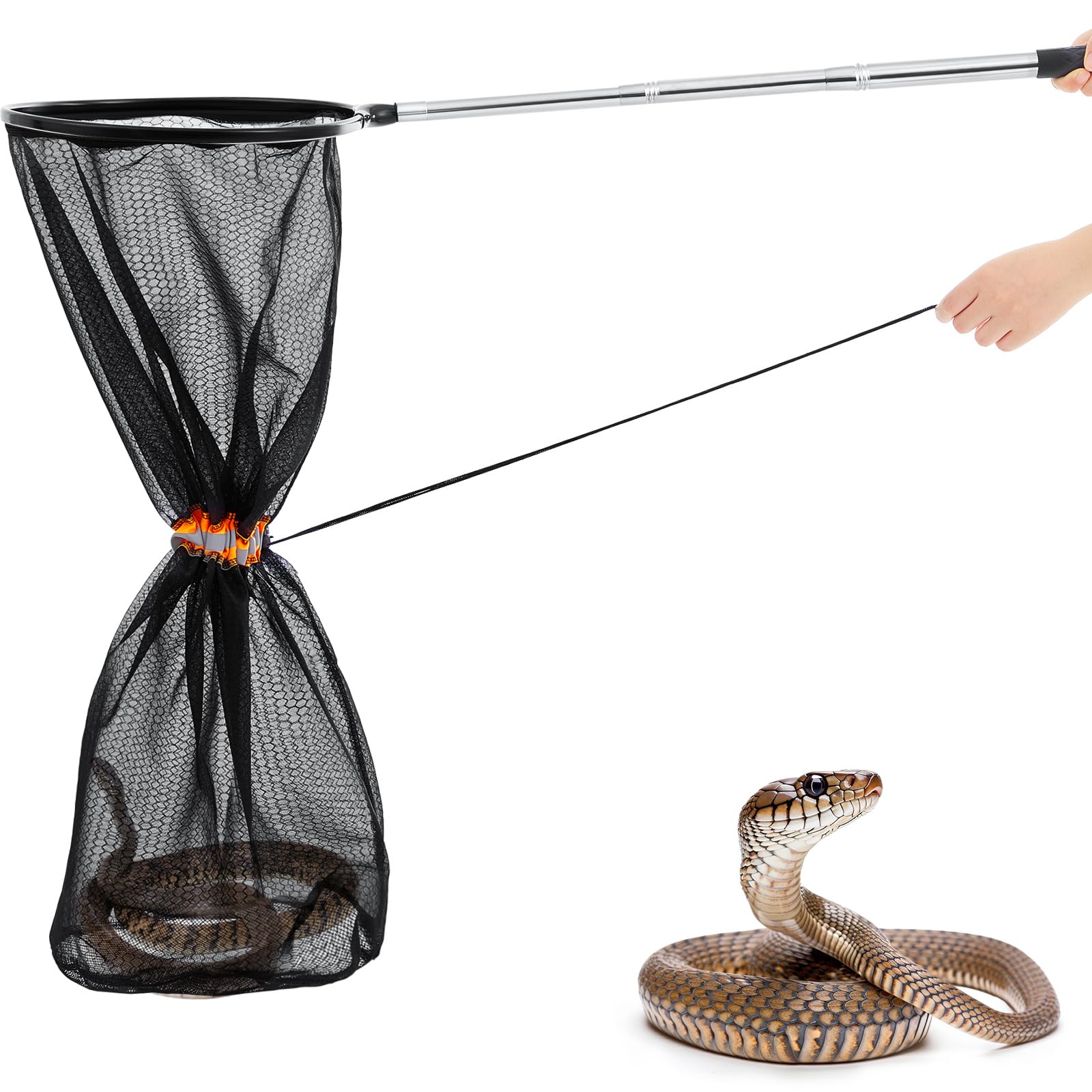 Qualirey Snake Catcher Net Rattlesnake Grabber Snake Grabber Tool Snake ...