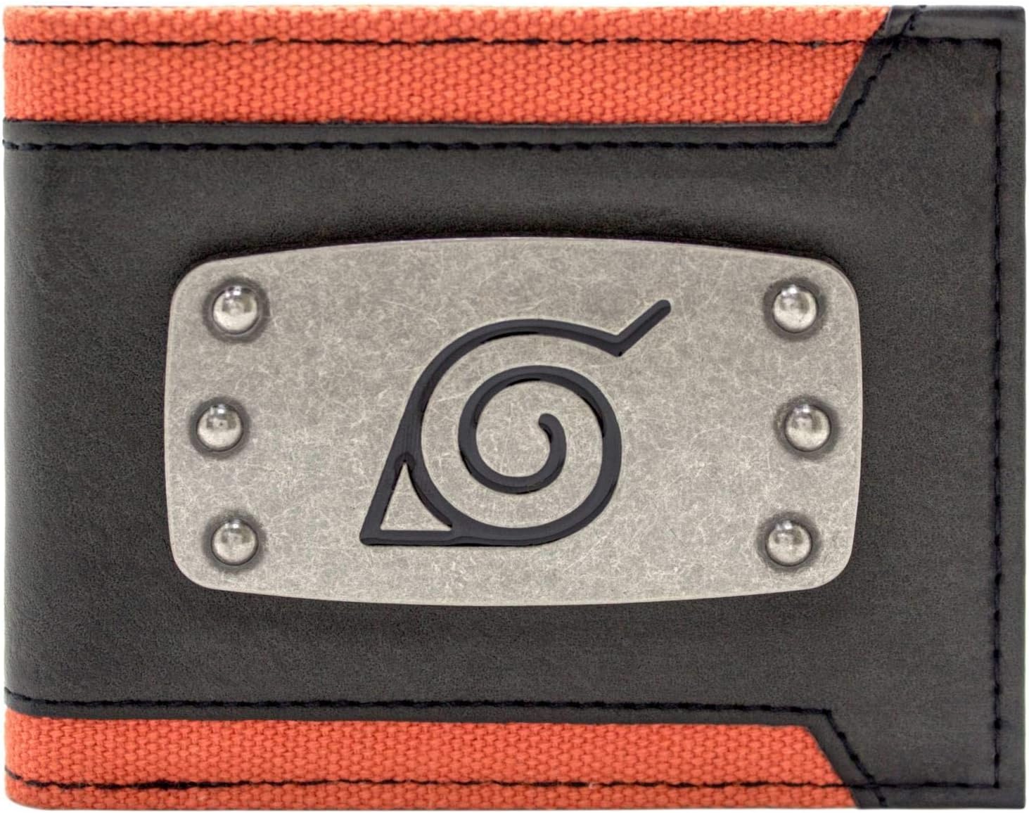 Naruto Shippuden Ninja Headband Black ID & Card Bi-Fold Wallet – BigaMart