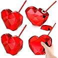 Amazon.com: Domensi 4 Pack Heart Shaped Cup with Lid and Straw 23 oz ...