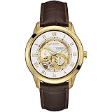 Bulova 96A120 Men's Mechanical Automatic Watch with Brown Dial and ...