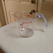 Amazon.com: Good Cook Clear Measuring Cup with Measurements, 2-Cup ...