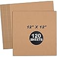 Amazon.com: Kosiz 120 Pcs 12" x 12" Square Cardstock Paper 250 GSM 90lb ...