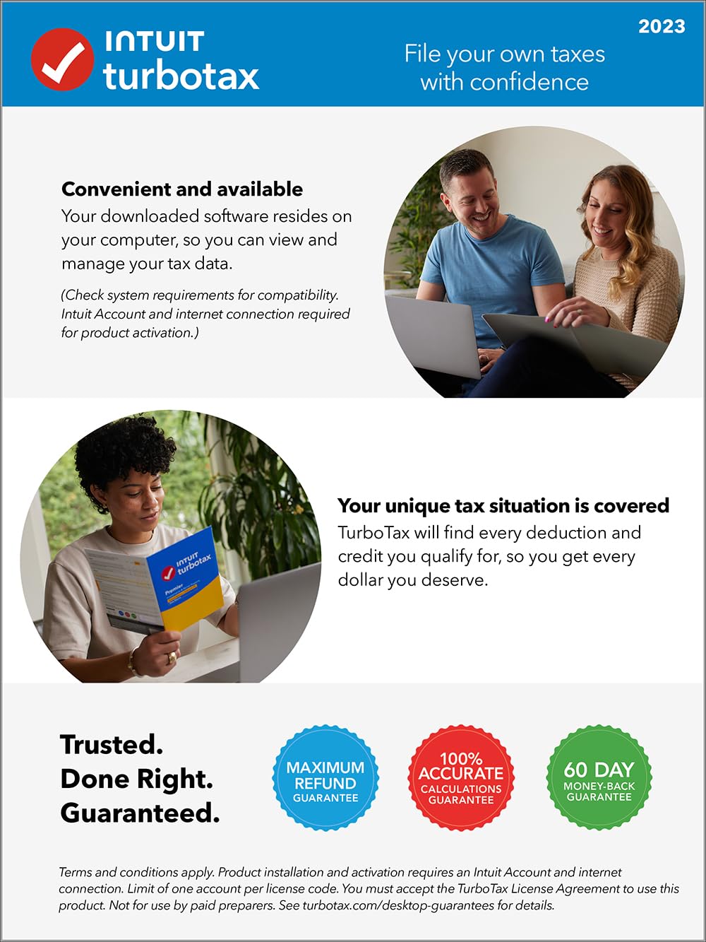 TurboTax Deluxe 2023 Tax Software, Federal & State Tax Return [Amazon ...