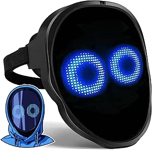 Amazon.com: Face Transforming LED Mask with App Controlled ...