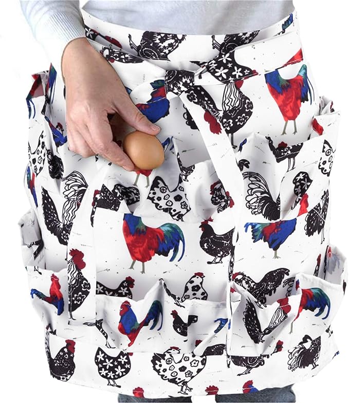 Amazon.com: Chicken Egg Collecting Apron Gathering Apron, 12 Deep ...