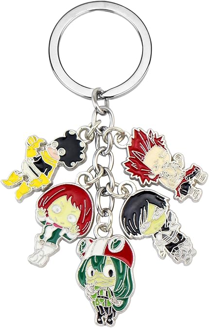 KANGSHUN My Hero Academia Keychain MHA Keyrings Anime Jewelry With Gift ...