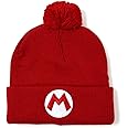 Amazon.com: Super Mario Bros Mario Red Knit Hat Beanie - Nintendo Super ...