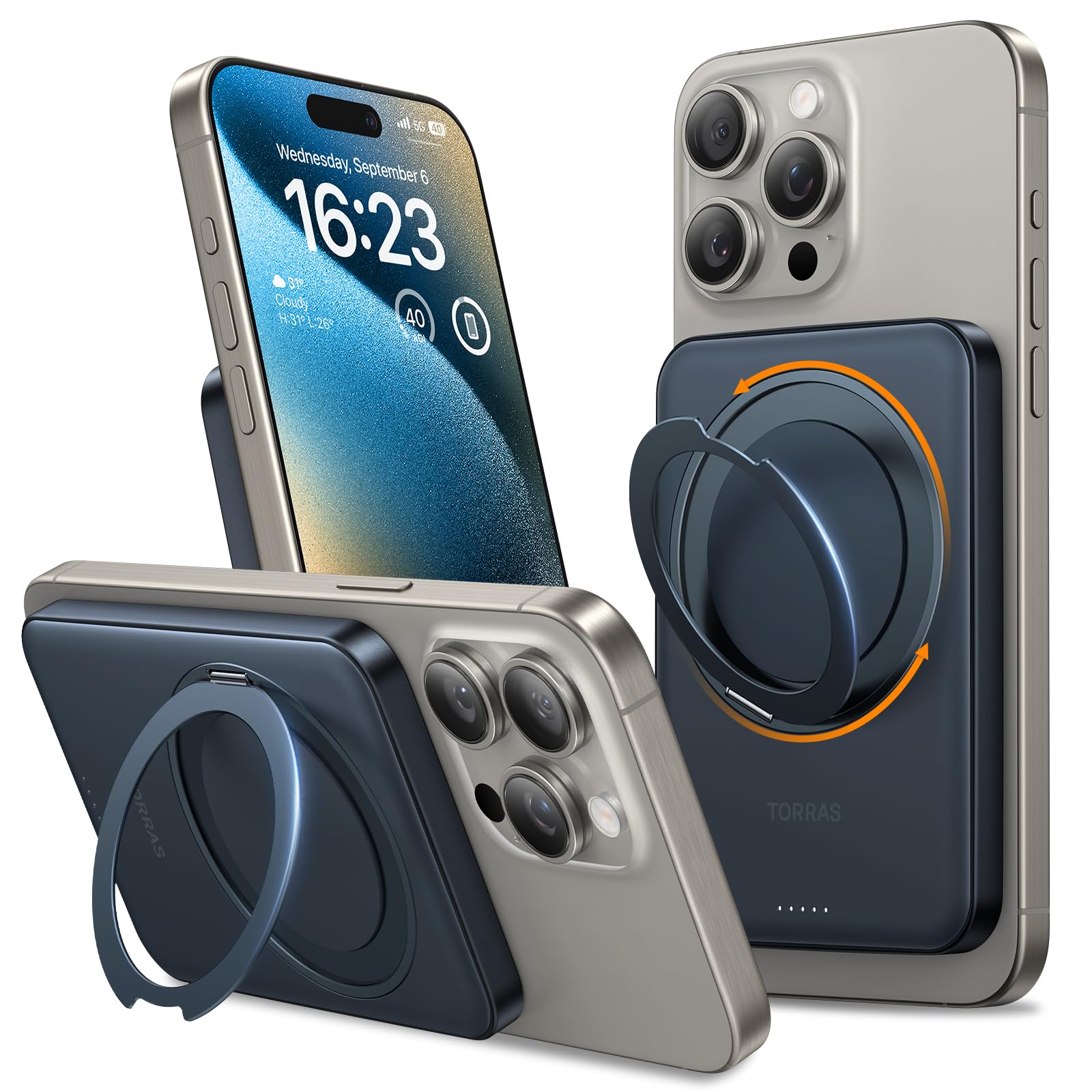 Mua TORRAS Mobile Battery, MagSafe Compatible, Lightweight, Compact ...