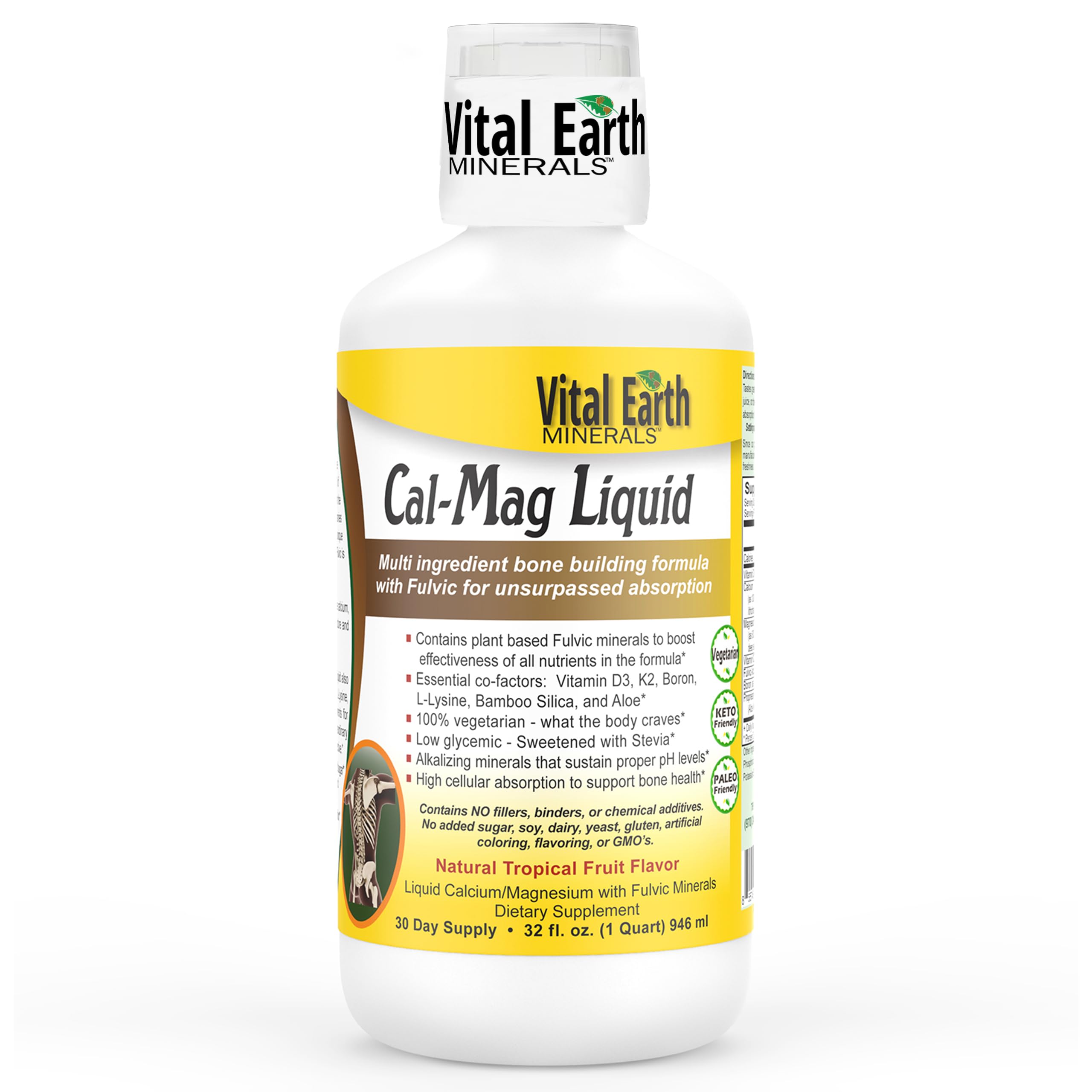 Mua Vital Earth Minerals Cal-Mag Liquid – Calcium Magnesium Supplement ...