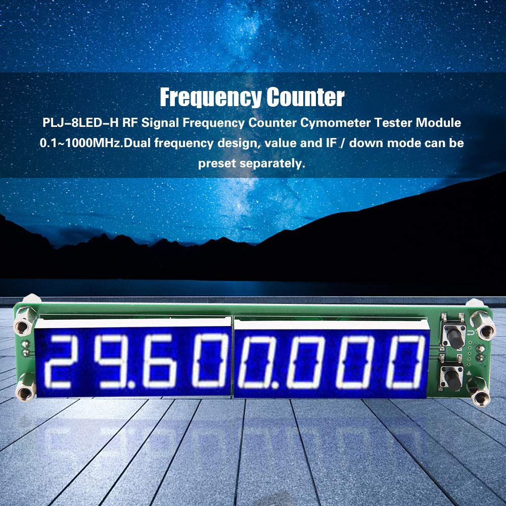 Digital RF Signal Frequency Meter Counter Cymometer Tester LCD Display ...