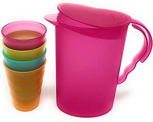 Amazon.com | Tupperware Mini Kids Impression Pitcher With Multi-Colored ...