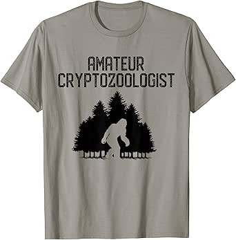 Amazon.com: Cryptid Hunter Shirts for Cryptozoologists: Clothing