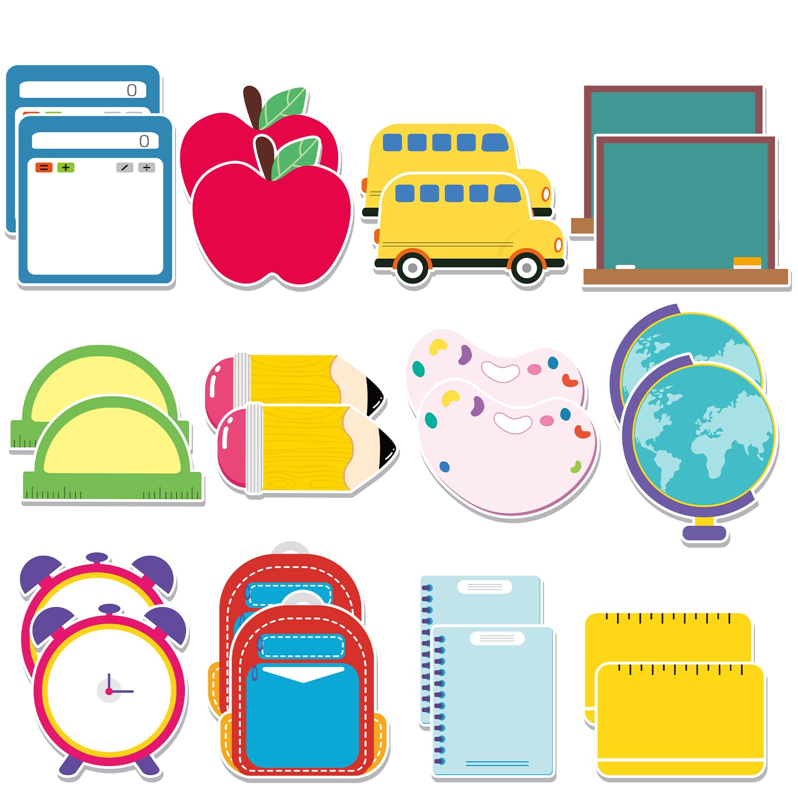 Yinder 24 Pads Teacher Sticky Notes Cute Sticky Notes 720 Sheets Back ...