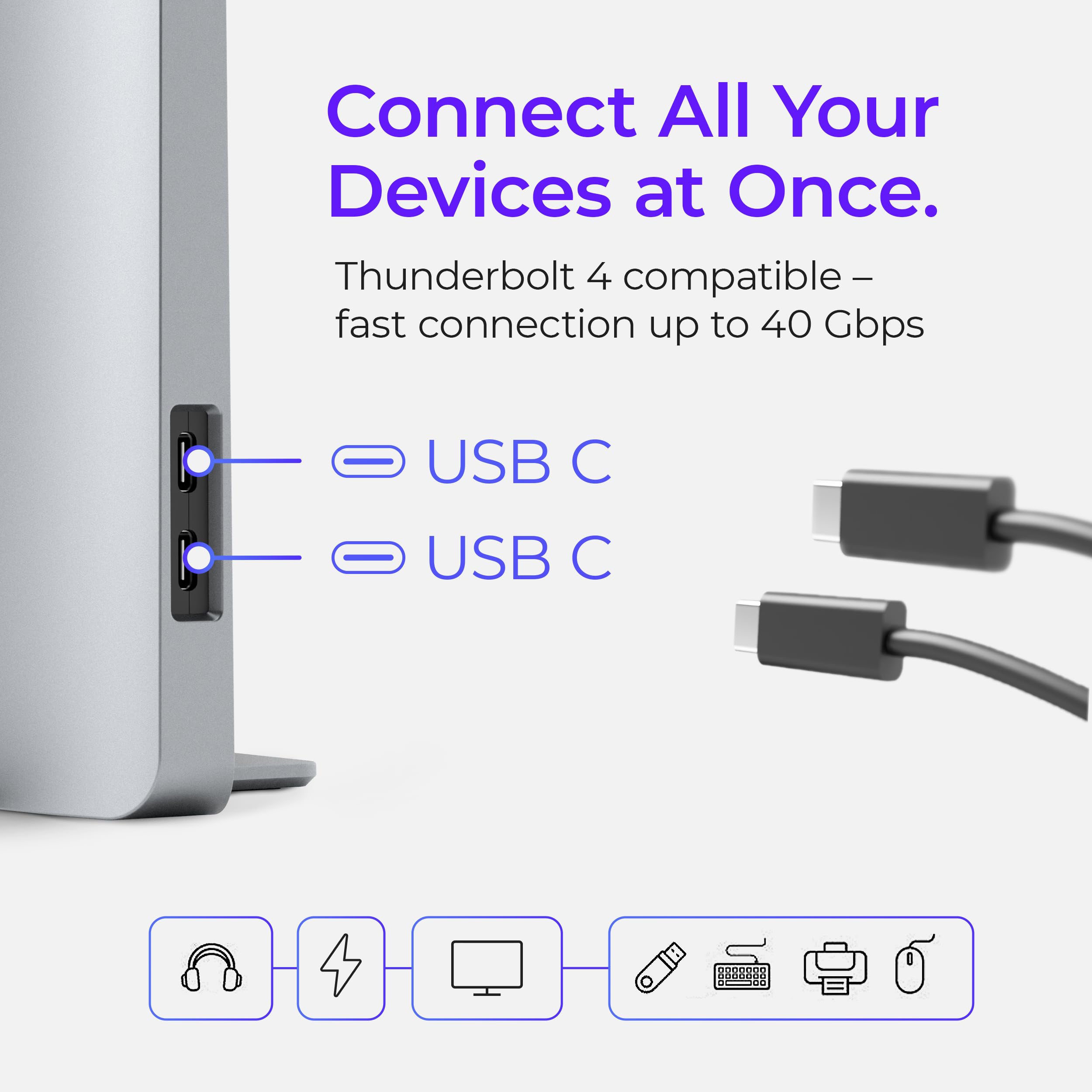 Mua Dock for 13" 15" 16" MacBook Pro - Docking Station - Connect w/Two ...