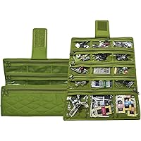 Amazon.com: Yazzii Sewing Machine Feet Organizer Bag - Sewing Supply ...