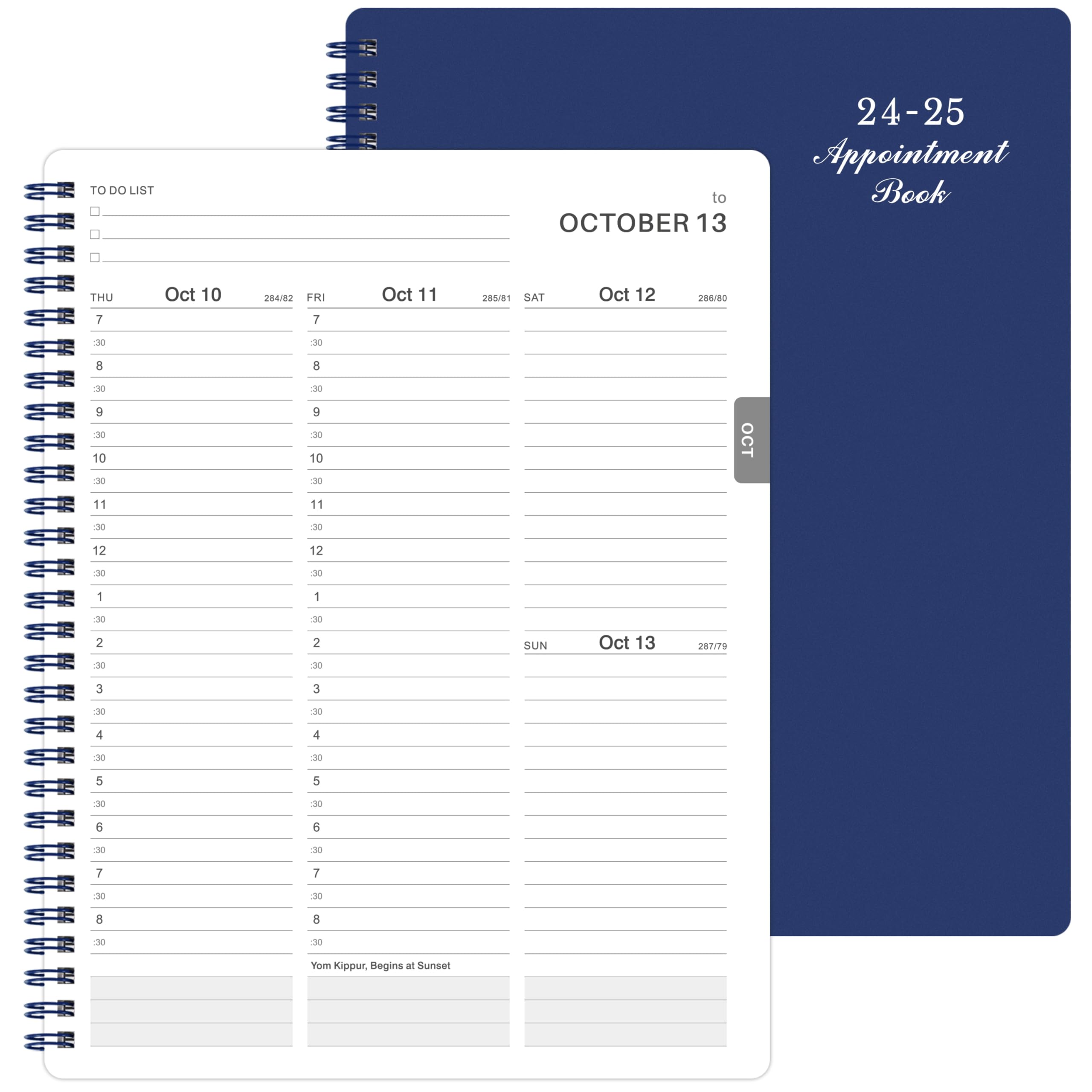 Mua 2024-2025 Weekly Appointment Book/Planner - Daily Hourly Planner ...