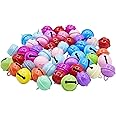 Amazon.com: 50 Pieces Assorted Colors Jingle Bells Metal Round Bells ...
