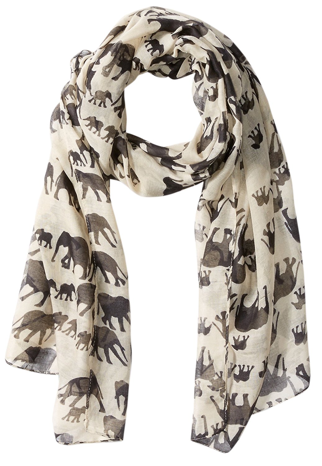 Peach Couture Chic Trendy Lightweight Flamingo Elephant Print Wrap ...