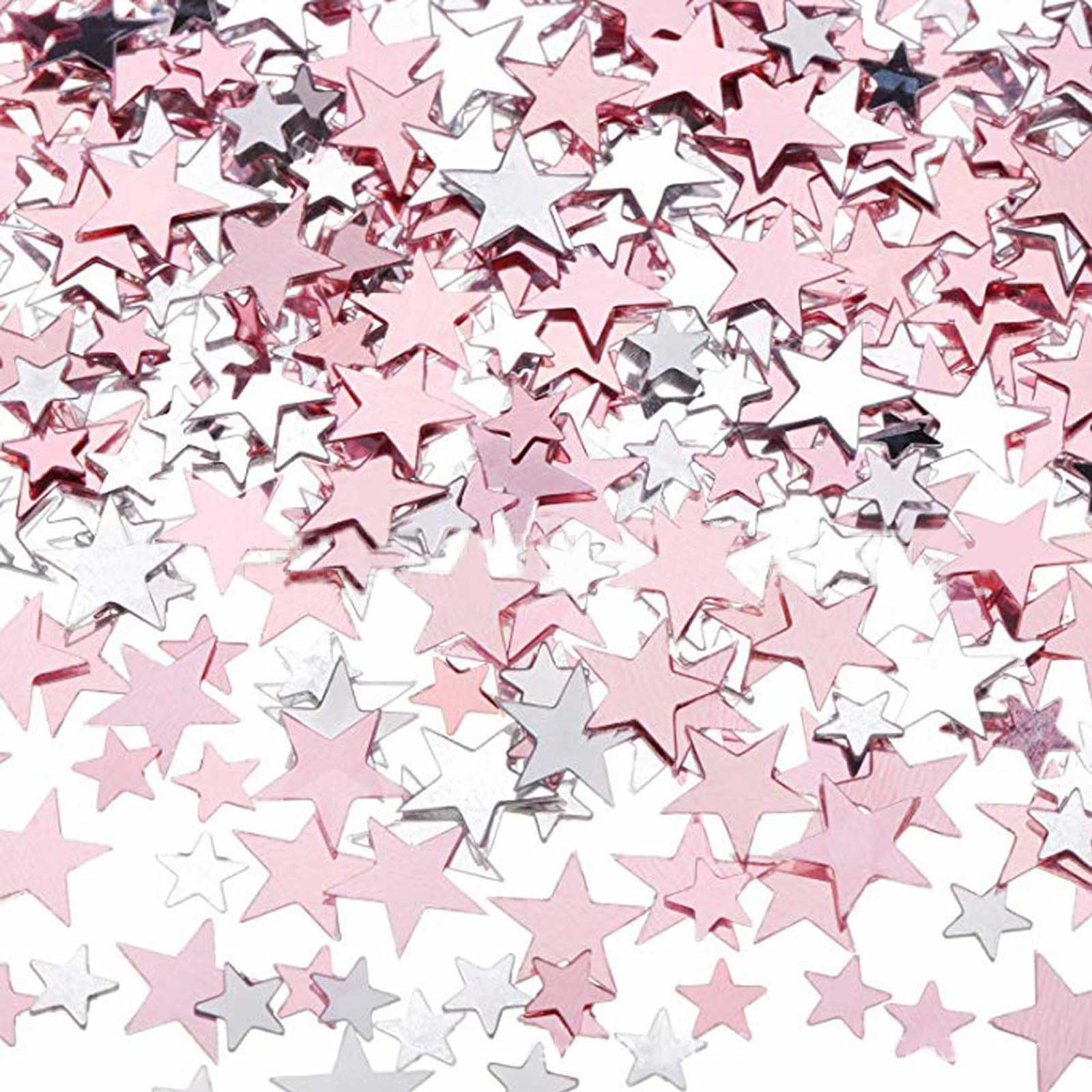 WEIKA 60g Star Confetti Glitter Star Table Confetti, Metallic Foil Star ...