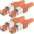 Amazon.com: LEENUE RJ45 Cat7 Connector Tool-Free Toolless RJ45 ...