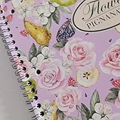Pigna Nature Flowers , 02182575M , Quaderno con Spirale, f.to A4 ...
