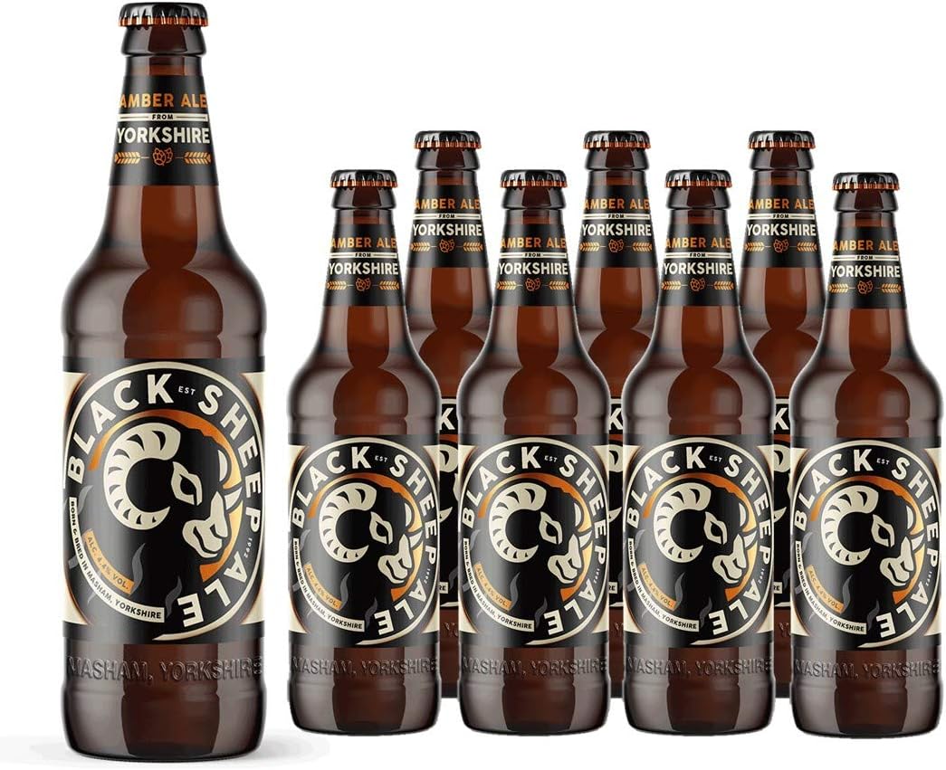 Black Sheep Ale (8x 500ml bottles) by Black Sheep Brewery: Amazon.co.uk ...