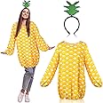 Amazon.com: Ramede 2 Pcs Halloween Pineapple Costume for Women Adult ...